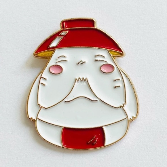 pricklyfinds | Jewelry | 84 Spirited Away Radish King Enamel Pin | Poshmark
